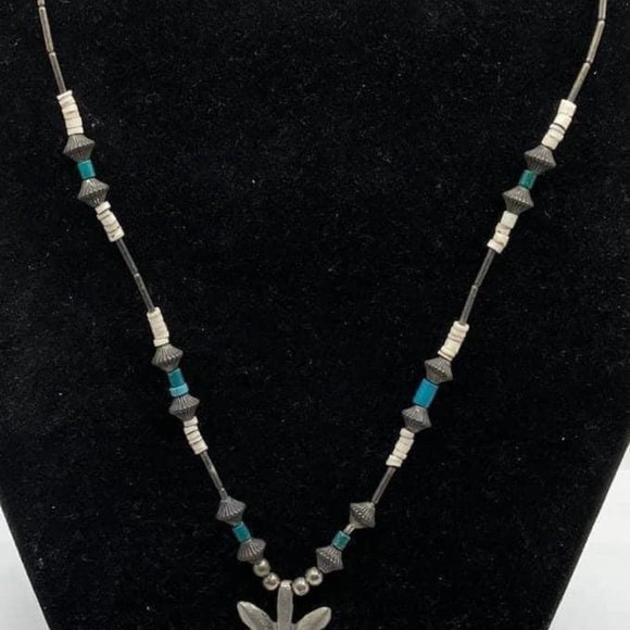 Unique Vintage | Other | Vintage Turquoise Heishe Wampum Shell Heishe ...